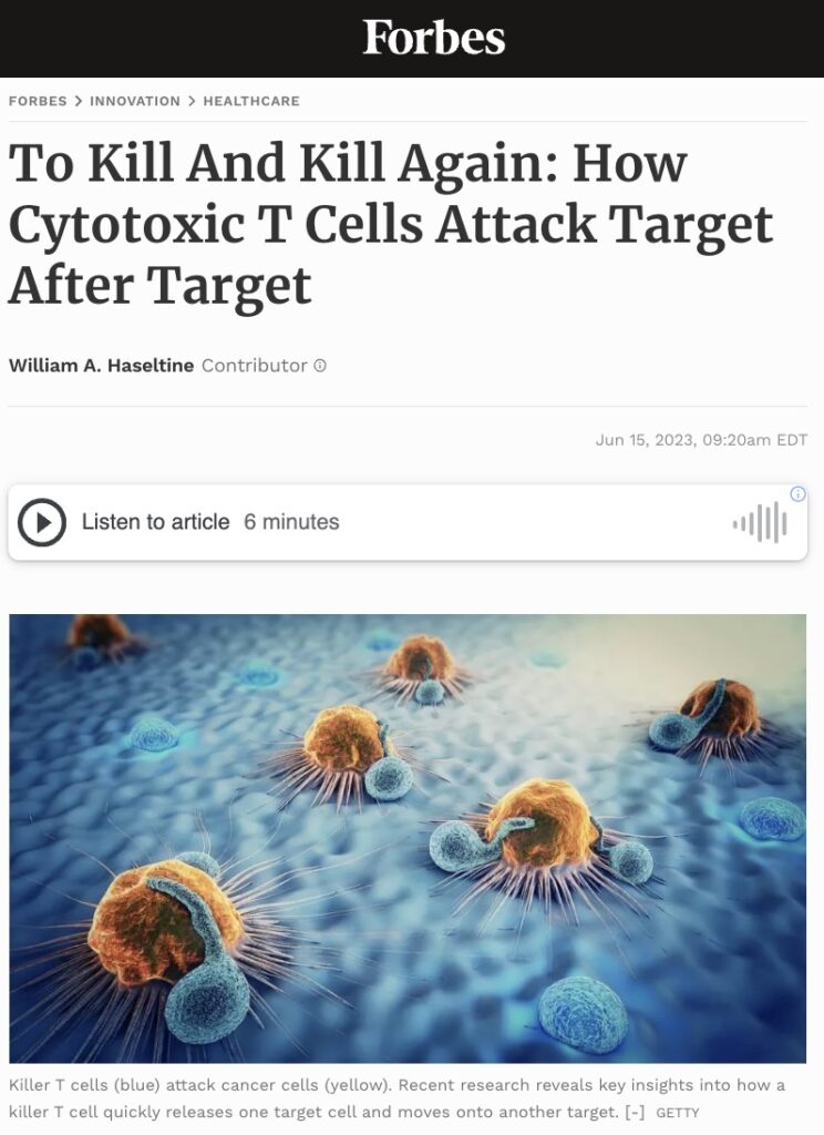 To Kill And Kill Again: How Cytotoxic T Cells Attack Target After ...