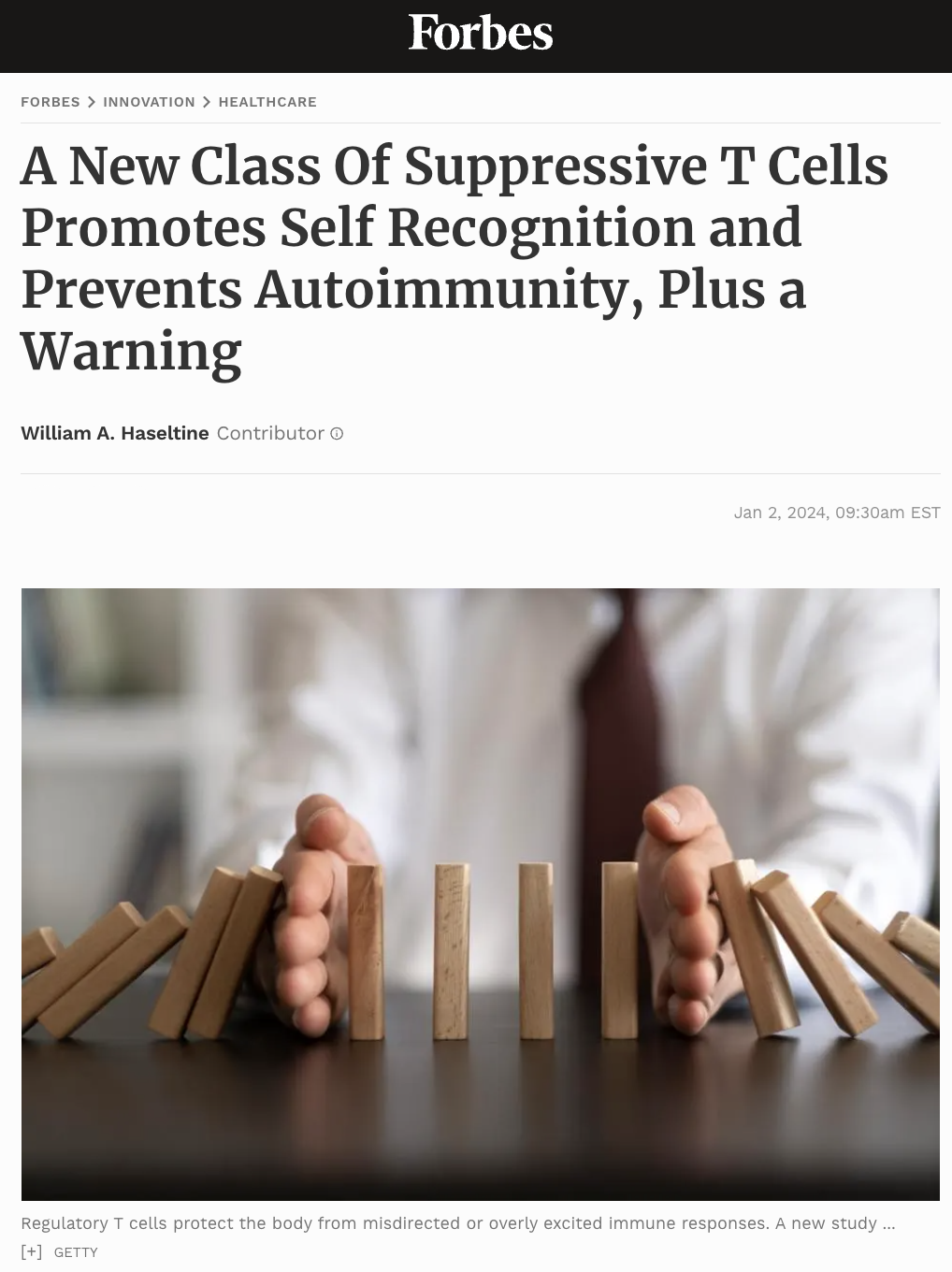A New Class Of Suppressive T Cells Promotes Self Recognition and ...