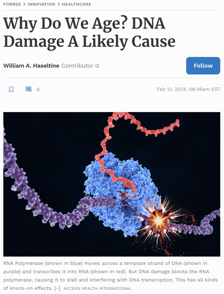 Why Do We Age? DNA Damage A Likely Cause – ACCESS Health International