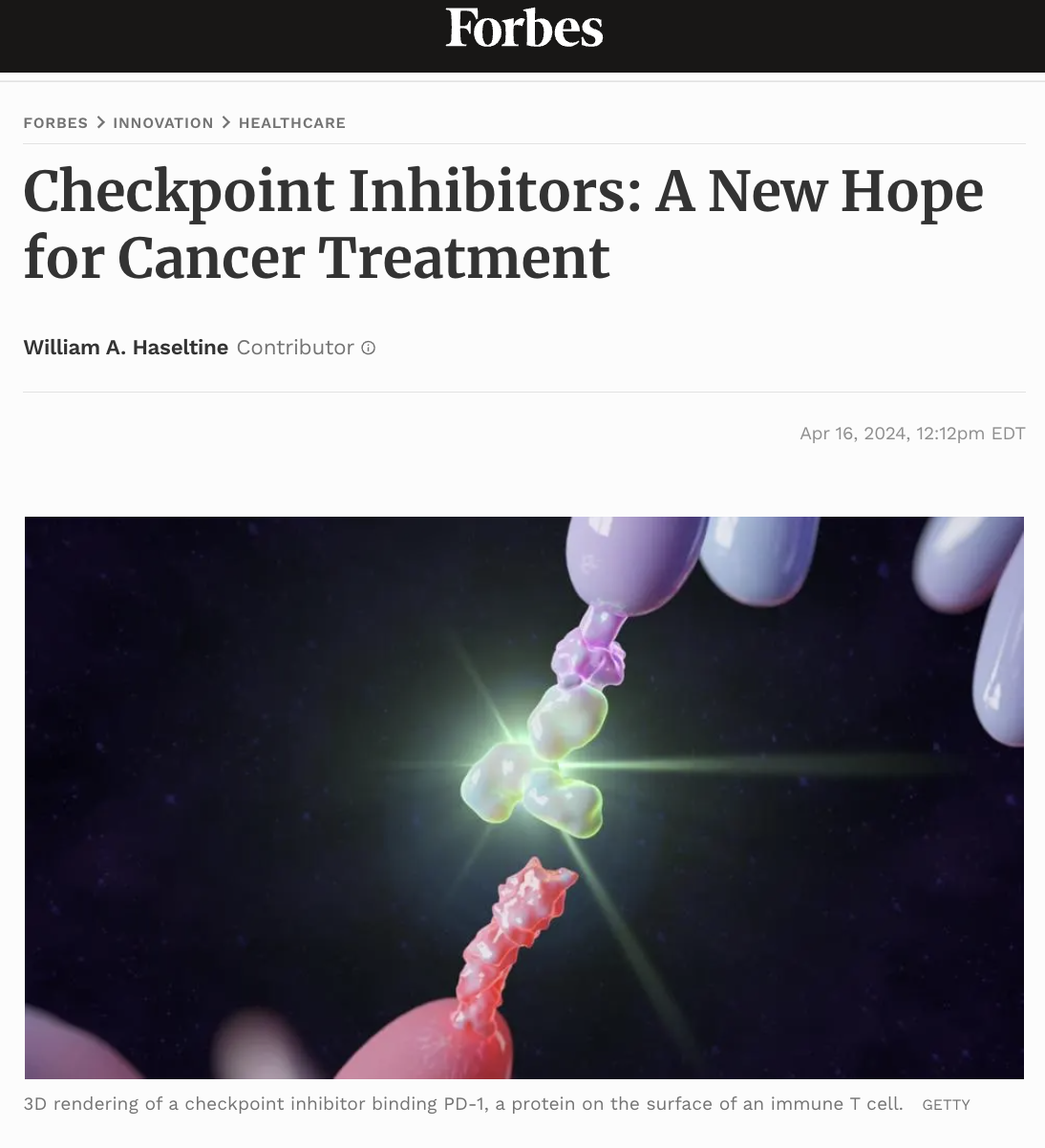 Checkpoint Inhibitors: A New Hope for Cancer Treatment – ACCESS Health ...
