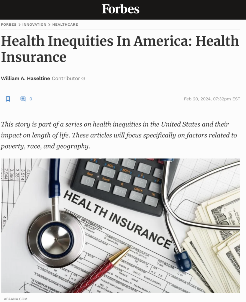 Health Inequities in America: Health Insurance – ACCESS Health ...
